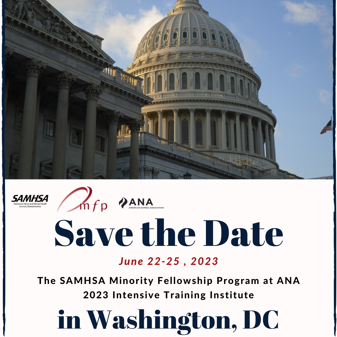 The SAMHSA MFP at ANA 2023 Intensive Training Institute | Minority ...
